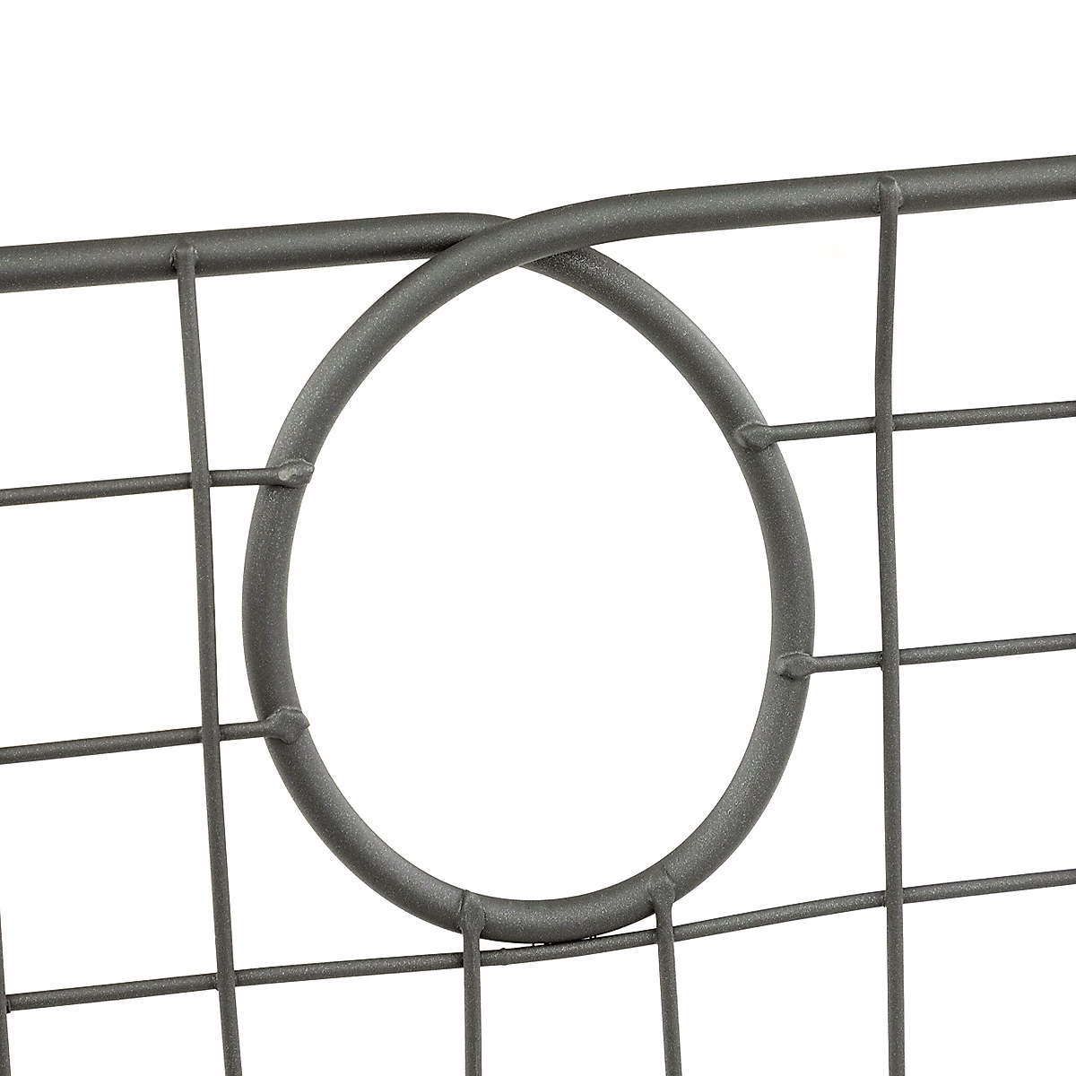 Spectrum Teardrop Wire Large Basket (Industrial Gray) - Storage Bin & Décor for Bathroom, Closet, Pantry, Under Sink, Toy, Shelf, Kitchen, & Nursery Organization