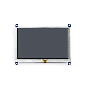 5inch HDMI LCD (B) for Raspberry Pi 800x480 Resolution Resistive TFT Touch Screen Display HDMI Interface for Raspberry Pi 3/2/1 Model B B+ A+ Zero, BB Black, PC Various Systems Windows 10/8.1/8/7
