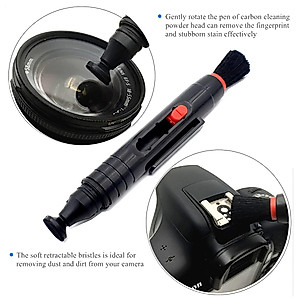 SANHOOII Camera Cleaning Kit for DSLR Mirrorless Cameras Sensor Cleaning and Lens Cleaning with Carry Bag for APSC-Camera