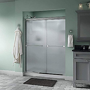 Delta Shower Doors SD3172271 Trinsic Semi-Frameless Traditional Sliding Shower Door 60in.x70in, Chrome Track