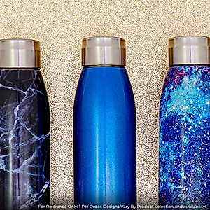 Tervis Peanuts-Charlie Stripe Triple Walled Insulated Tumbler, 17 oz Water Bottle, Stainless Steel