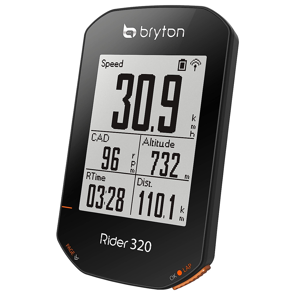 Bryton Rider 320T GPS Bike/Cycling Computer, Sensor Bundle. 5 Satellite Systems Support. 35hrs Long Battery Life. Support ANT+/BLE Speed, Cadence, heartrate Monitor sensors, ANT+ Power Meter.