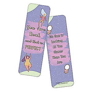 Creanoso Body Positivity for Women Bookmarks Series 2 (60-Pack) - Premium Quality Bulk Buy Value Savers Home Supplies