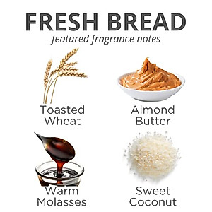 Stillwater Bath and Body Fresh Baked Bread Scented Candle for Home | Non Toxic Long Lasting Soy Candles | Delicious Scent | One Pint Mason Jar | Hand Made in The USA