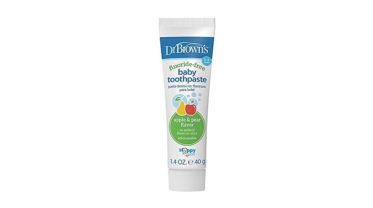 Dr. Brown’s Fluoride-Free Baby Toothpaste for 0-3 Years