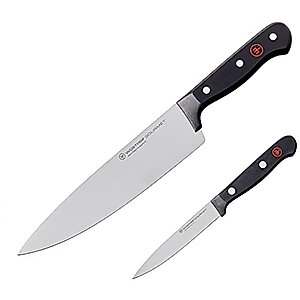WÜSTHOF Gourmet 2-Piece Chef's Knife Set,Black