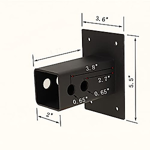 Hitch Wall Mount,Trailer Hitch Receiver Storage,Bike Rack Storage，(Fits 2")
