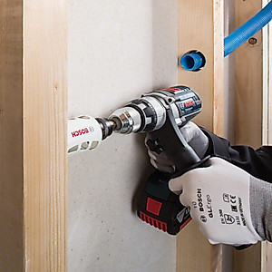 Bosch 2608594189 9-Piece Sanitary Set Bi-Metal Hole Saw 8% Cobalt Alloy Diameter 20/25 / 32/38 / 51/64 mm