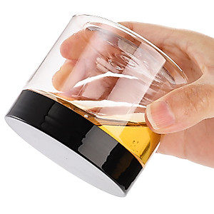 Tosnail 24 Pack 5 oz Clear Plastic Jars with Black Lids, Leak-Proof Round Food Safe Storage Container Can for Kitchen Use, Beauty Products, Spices and More