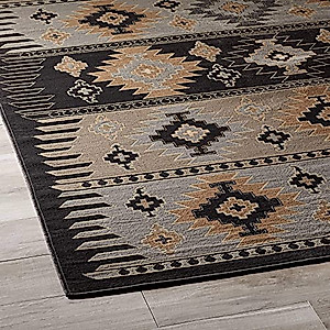 Artistic Weavers Hepburn Area Rugs, 7'10" x 11'2", Black