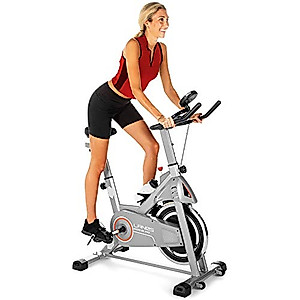 Lanos Exercise Bike, Stationary Bike for Indoor Cycling | The Perfect Exercise Bikes for Home Gym | Indoor Exercise Bike for Men and Women | Stationary Bike | Comfortable Seat Cushion, Silent Belt Drive, iPad Holder