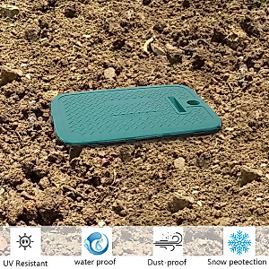 DVECUE Sprinkler Valve Box Cover Outer Diameter 12x17 Inch Irrigation Control Valve Box Replacement Lid Rectangular One Pieces