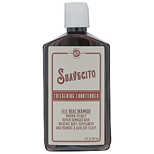 Suavecito Hair Thickening Conditioner With Niacinamide For Thinning Hair - Biotin Conditioner With Caffeine - Repairs Damaged Hair & Fights Hair Loss