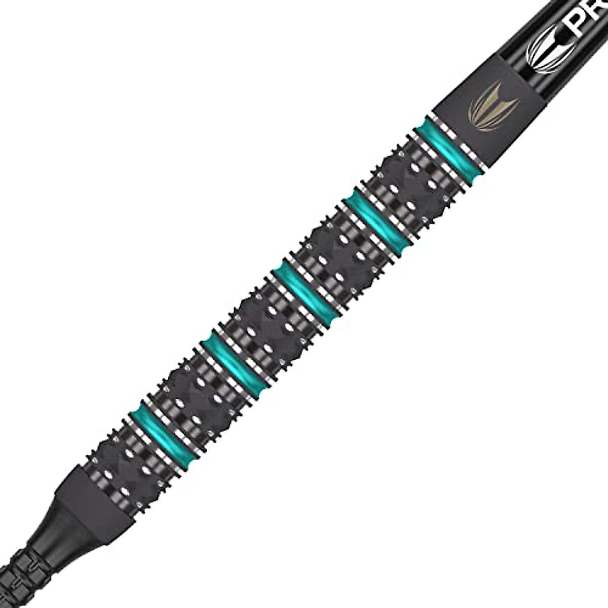 Target Darts Rob Cross Black Edition 18G 90% Tungsten Soft Tip Darts Set