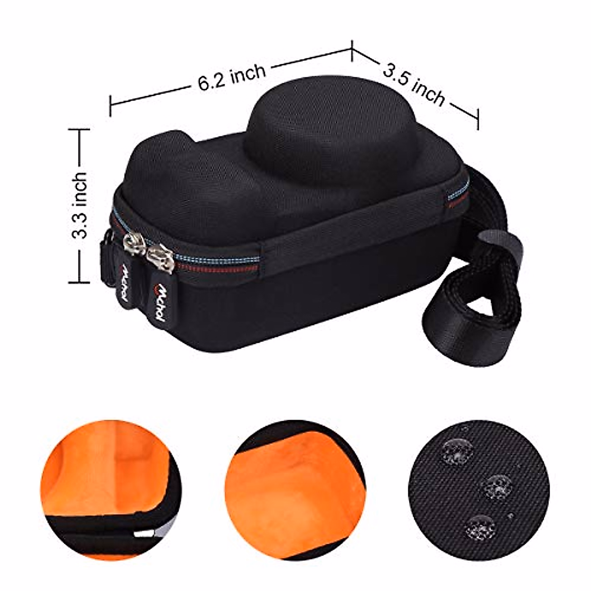 Mchoi Hard EVA Travel Case for Sony Alpha a6000/a6400/a6600/a6100/a5100 Mirrorless Digital Camera, Case Only
