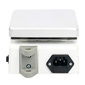 Yaeccc Magnetic Stirrer 4.7 x 4.7 Inch Heating Plate Magnetic Mixer SH-2 Hot Plate 1000ml Stirring Capacity Magnetic Stirrer Kit 180W 0~1600RPM 1L Volume Heating Power