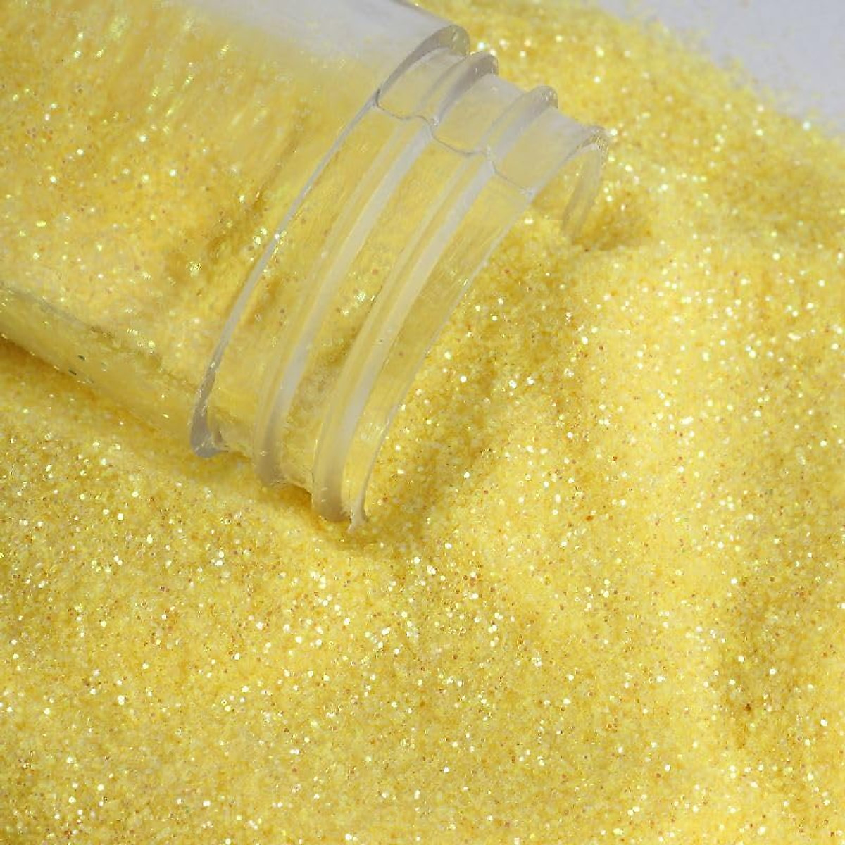 Weddings Parties and Gift Yellow Sparkly Glitter Crafts DIY Party Wedding Decorations Projects Sale vngift11411