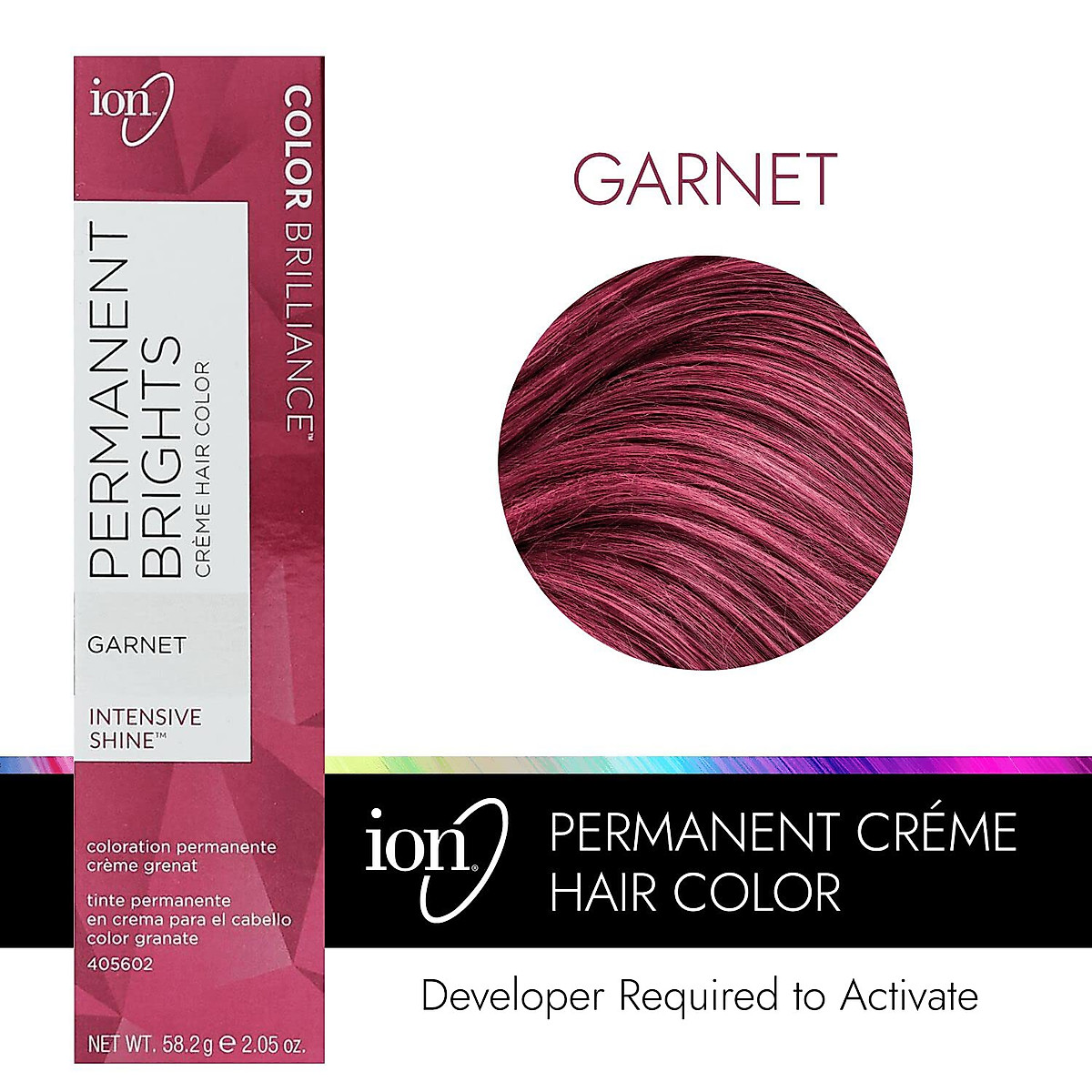 Ion Permanent Brights Creme Hair Color Garnet Garnet