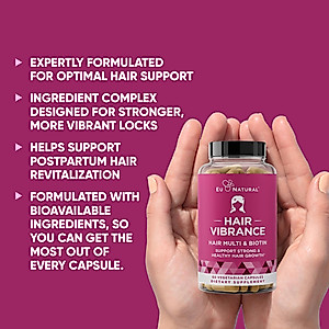 Eu Natural Vibrance Bundle with Radiance - Beauty Bundle for Healthier Hair Growth, Stronger Nails, Glowing Skin