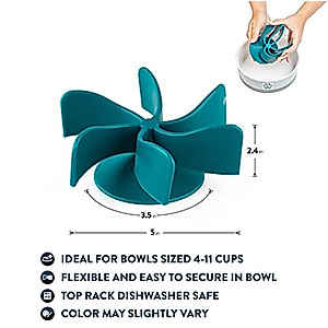 Our Pets Spiral Slow Feeder Insert Slow Feeder Dog Bowls | Turn a Dog Bowl or Dog Dish into a Dog Bowl Slow Feeder (Alternative to Dog Puzzle Feeder, Lick Mat, Dog Slow Feeder to Slow Down Eating