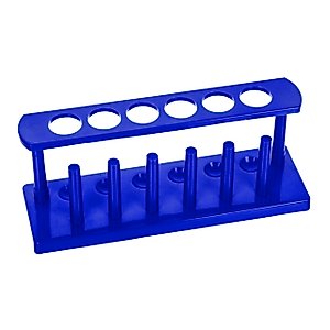 EISCO Test Tube Stand, Polypropylene, 25mm Dia. Holes for 6 Tubes