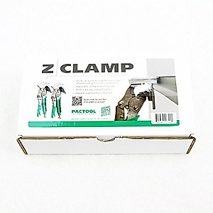 PacTool SA907 Adjustable Z-Clamp Panel Siding Installation Tool - Contractor Grade Siding Tools