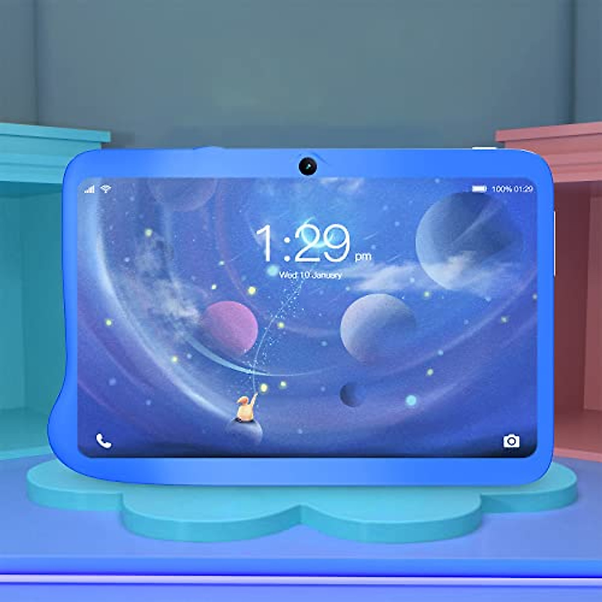 Tablet Laptop,HD Tablet WiFi Bluetooth Android Voice Call Game Tablet,7Inch IPS Display Screen,WiFi,2GB RAM+16GB ROM,3000mAh,Android 5.1 System (Blue)