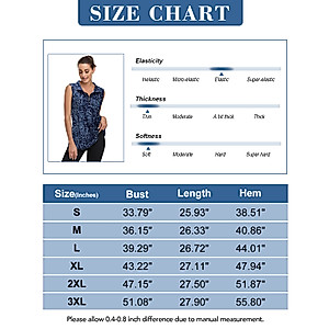 Viracy Women's Zip Up Golf Workout Tank Tops Sleeveless Quick Dry Athletic Polo Shirts (S-3XL) A-Navy Blue