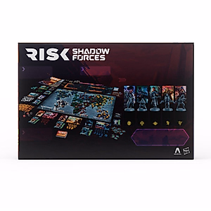 Hasbro Gaming Avalon Hill Risk Shadow Forces Strategy Board Game, War Games for Adults and Family, Ages 13 and Up, for 3-5 Players