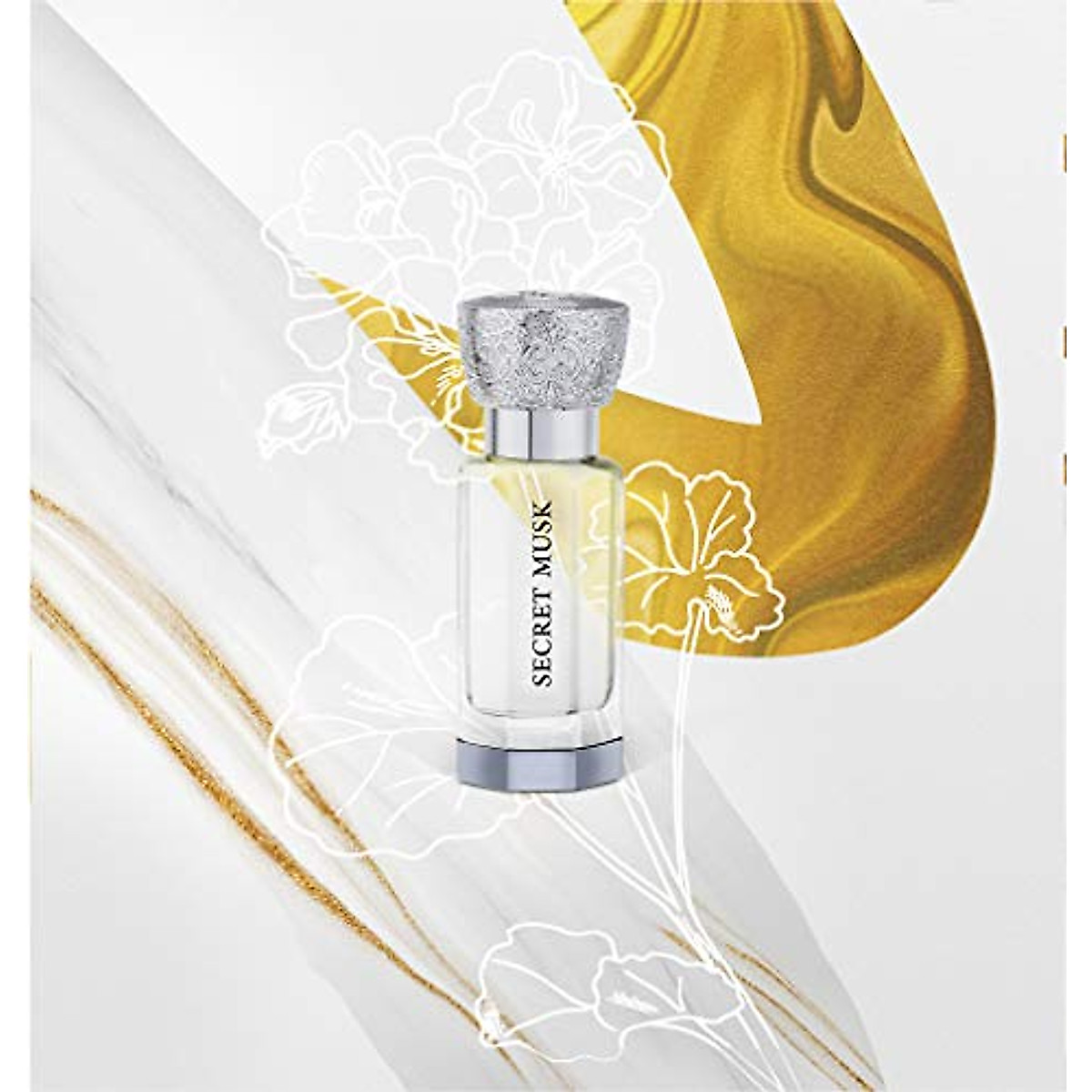 Swiss Arabian Secret Musk - Luxury Products From Dubai - Long Lasting And Addictive Personal Perfume Oil Fragrance - A Seductive, Signature Aroma - The Luxurious Scent Of Arabia - 0.4 Oz