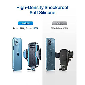 andobil Cup Holder Phone Mount, [Military-Grade, Super Stable] Adjustable Height Solid Long Gooseneck Cup Cell Phone Holder for Car Truck with Quick Swivel Compatible with iPhone 14 13 12 Pro Max