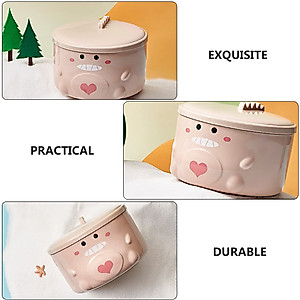 Cabilock Instant Noodle Bowl Korean Stainless Steel Rice Bowl with Lid Set Noodle Bowl Insulated Bowl Food Serving Bowls Rice Cereal Ice Cream Noodles Snacks Soup Bowls Pink Ramen Bowl with Lid