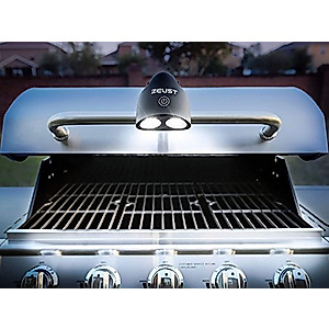 Zeust Sirius 2.0 Barbecue Grill Light with 10 Super Bright LED Lights - Durable & Weatherproof, MeltGuard Technology, Long-Lasting BBQ Lamp for Your Gas/Charcoal/Electric Grill