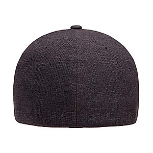 Flexfit Men's one_size Delta Seamless Carbon Cap 2-Tone, Melange Blue/Melange Charcoal, Small-Medium