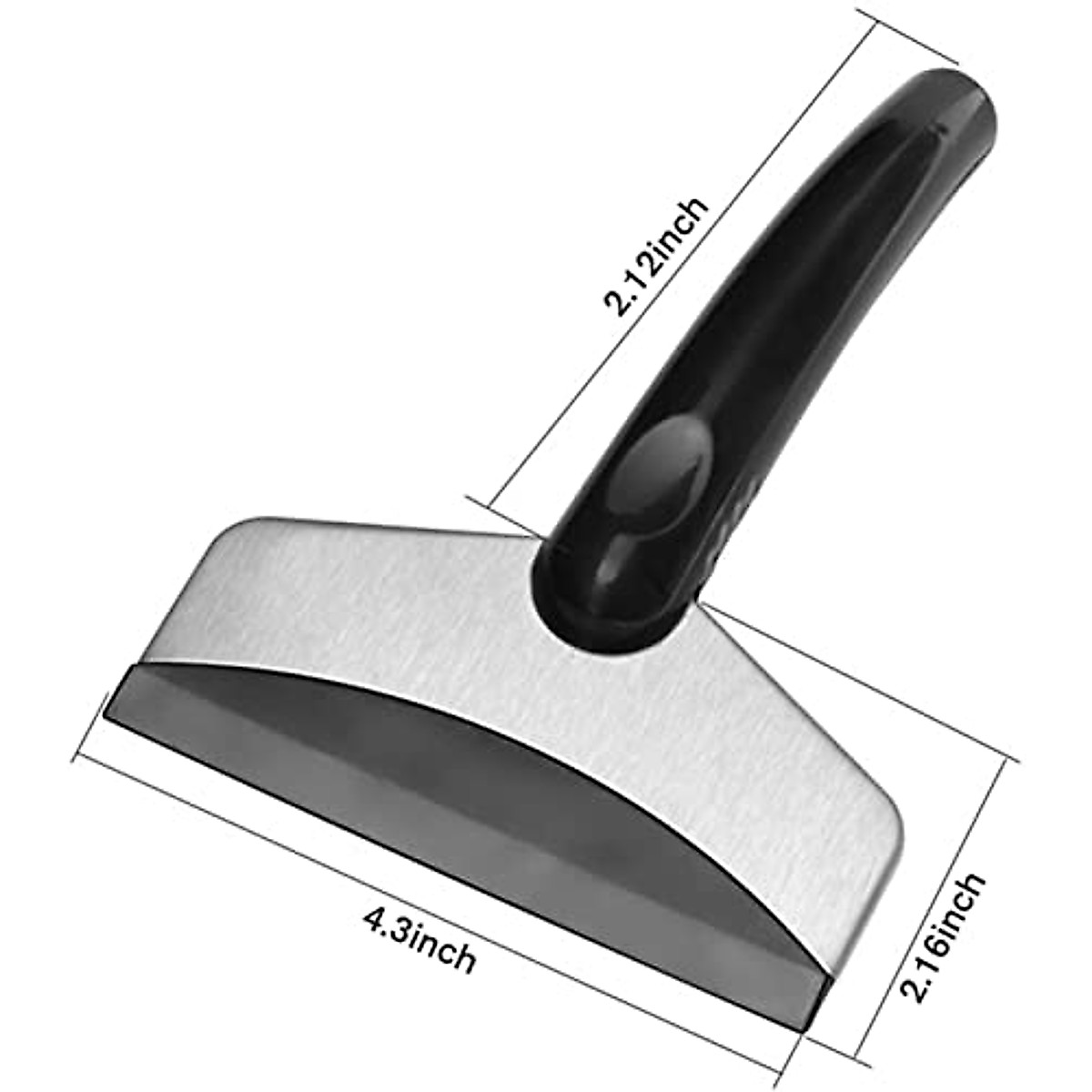 xiaocai Ice Scraper for Cars, 4PCS Snow Remover Ice Shovel Winter Car Mini Snow Removal Assistant Cleaning Car Windshield and Windows