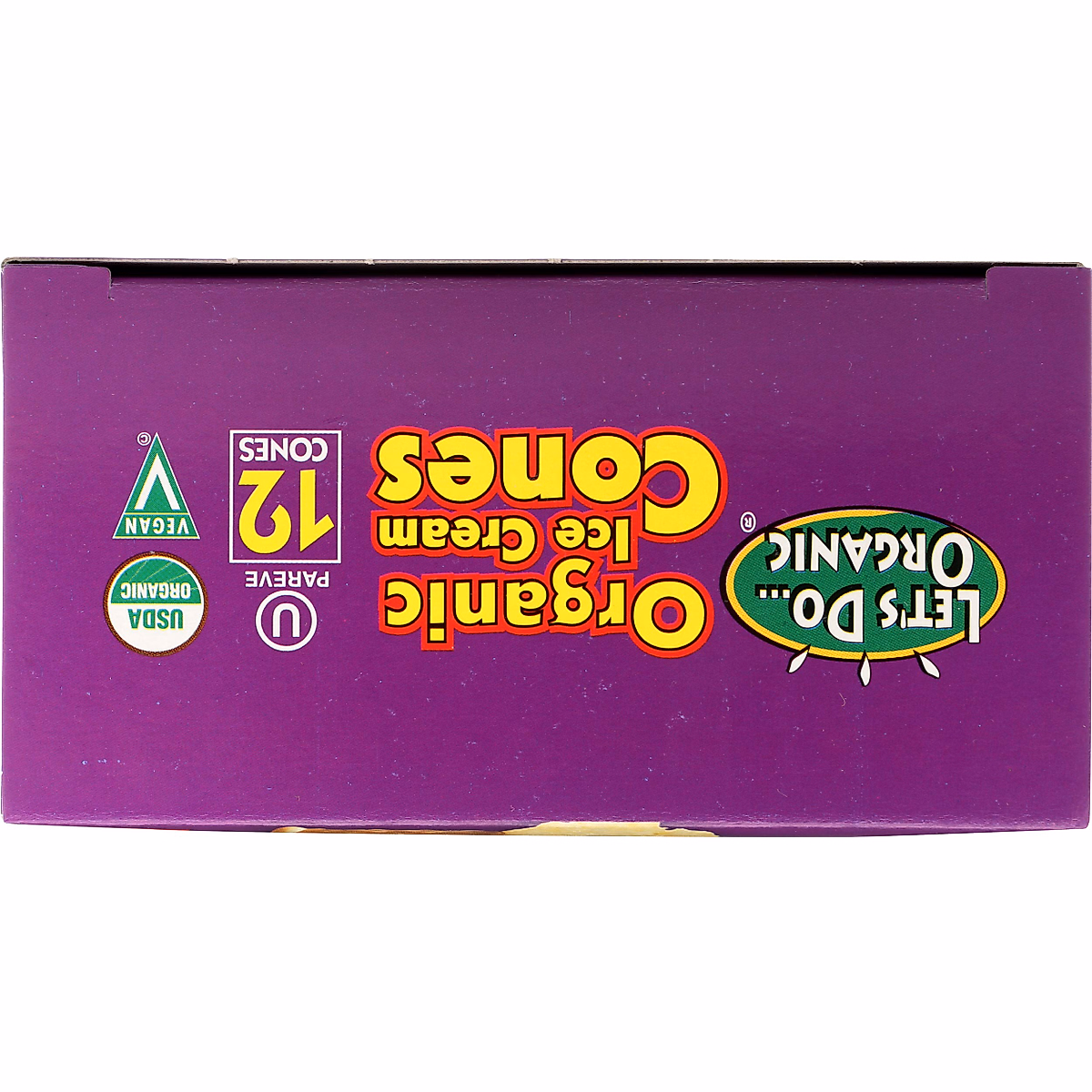 Lets Do Organic Ice Cream Cones - Sugar Cones for Ice Cream, Mini Ice Cream Cones, Ice Cream Cups, Crispy Cones, Mini Cake Cones - 1.2 Oz (Pack of 12)