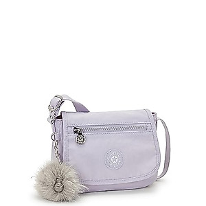 Kipling Women's Sabian Mini Crossbody, Lightweight Everyday Purse, Shoulder Bag, Fresh Lilac GG