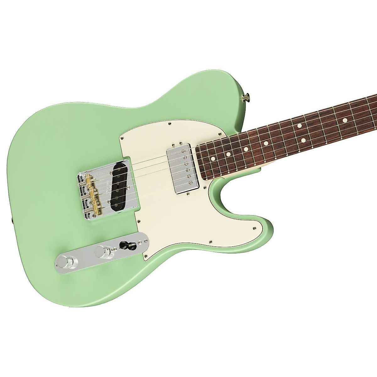 Fender American Performer Telecaster Hum - Satin Surf Green with Rosewood Fingerboard