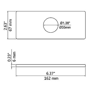 Wovier Matte Black Waterfall Bathroom Sink Faucet with Cover Plate,Single Handle Single Hole Brass Lavatory Vanity Faucet,Basin Mixer Taps with Supply Hose