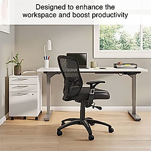 STAPLES 934100 Corvair Luxura Mesh Back Task Chair Black