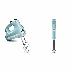 KitchenAid 5 Speed Ultra Power Hand Mixer - KHM512 & Variable Speed Corded Hand Blender - KHBV53