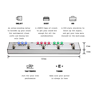 VALETON Dapper Stage Session Gear Guitar Multi-Effects Pedal