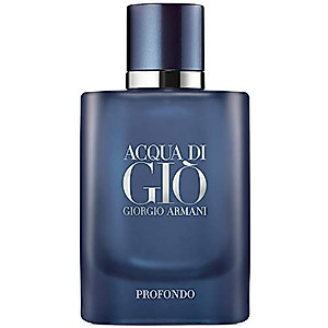 GIORGIO ARMANI Acqua Di Gio Profondo for Men Eau De Parfum Spray 4.2 Ounces, blue