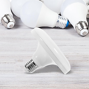 iplusmile LED Light Bulb 24W E27, 4inch UFO LED Lamp Incandescent Equivalent, Flat High Power for Home Tent Garage Front Door Stairs Hallway, E27 Bulb Base UFO LED Light