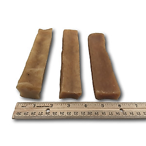 Top Dog Chews – Large/XL Himalayan Yak Cheese for Dogs, 100% Natural & Long-Lasting Dog Treats, Gluten Free & Digestible Cheese Sticks, Sold by The Pound (1LB, ~3 Dog Chews)