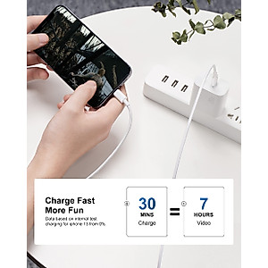 30W USB C Charger Block for iPhone 15/15 Pro Max/Plus/14/13/12/11, Google Pixel 8/7/6, iPad, MacBook Air, Samsung Galaxy S23/S22, 2Pack PD 30Watt Super Fast USB-C Power Adapter Walll Charging Plug