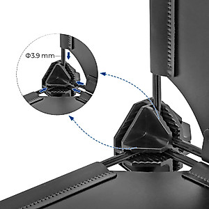 SONGMICS Plastic Connectors for DIY Wire Cube Storage Unit, 20 Pieces, ABS Connector with 8 Slots, Black AULPC0B20