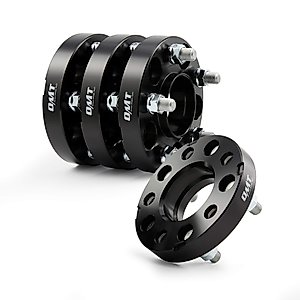 Orion Motor Tech 5x4.5 Hubcentric Wheel Spacers 1 inch 70.5mm Bore with M14x1.5 Studs Compatible with 2015-2022 Ford Mustang EcoBoost 2020-2022 Explorer, 25mm Hub 5x114.3 Wheel Spacer Kit, Set of 4