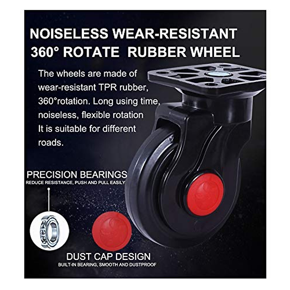 -Trolleys,Beauty Salon Cart Trolley Space-Saving Folding Platform Trolley on Wheels, 250Kg/400Kg Load Capacity Package Cart Portable Utility Cart for Warehouse/Medium