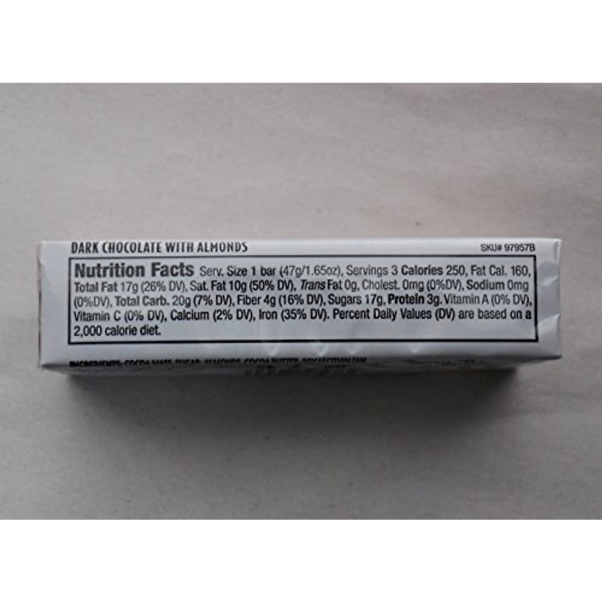 Trader Joe's Belgian Dark Chocolate Bars 3 Variety Pack - Total 9 Bars, 1.7 ounces